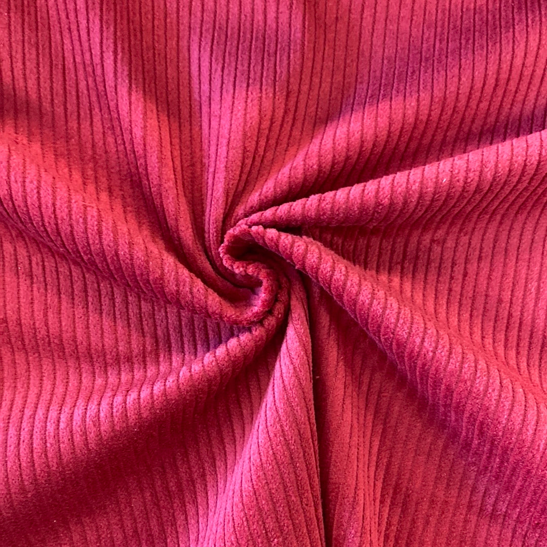 Chunky Corduroy - Red - Sold by Half Metre – Kayes Textiles
