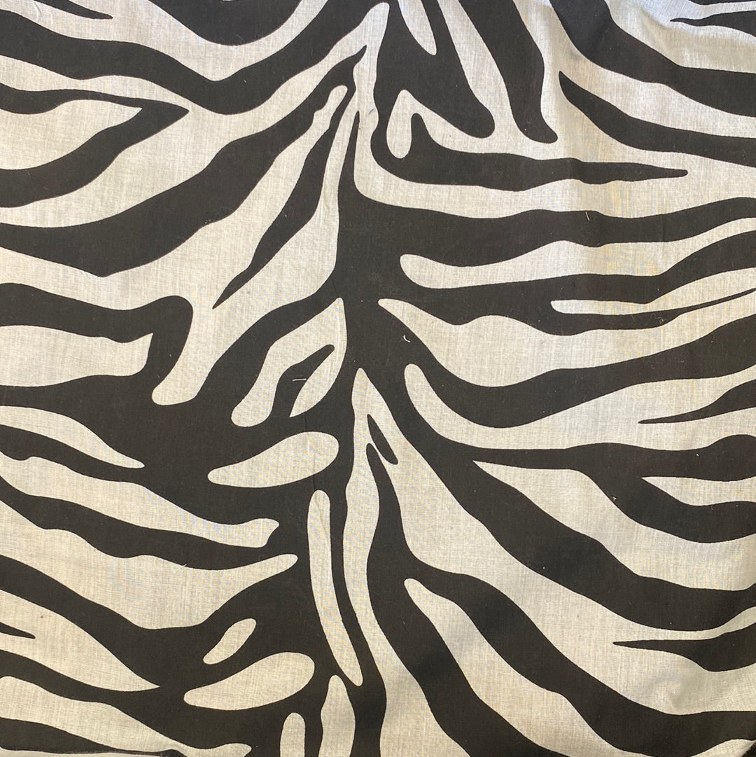 Polycotton 45" Print - Zebra Stripe - Pop Up Shop - £2.50 Per Metre ...