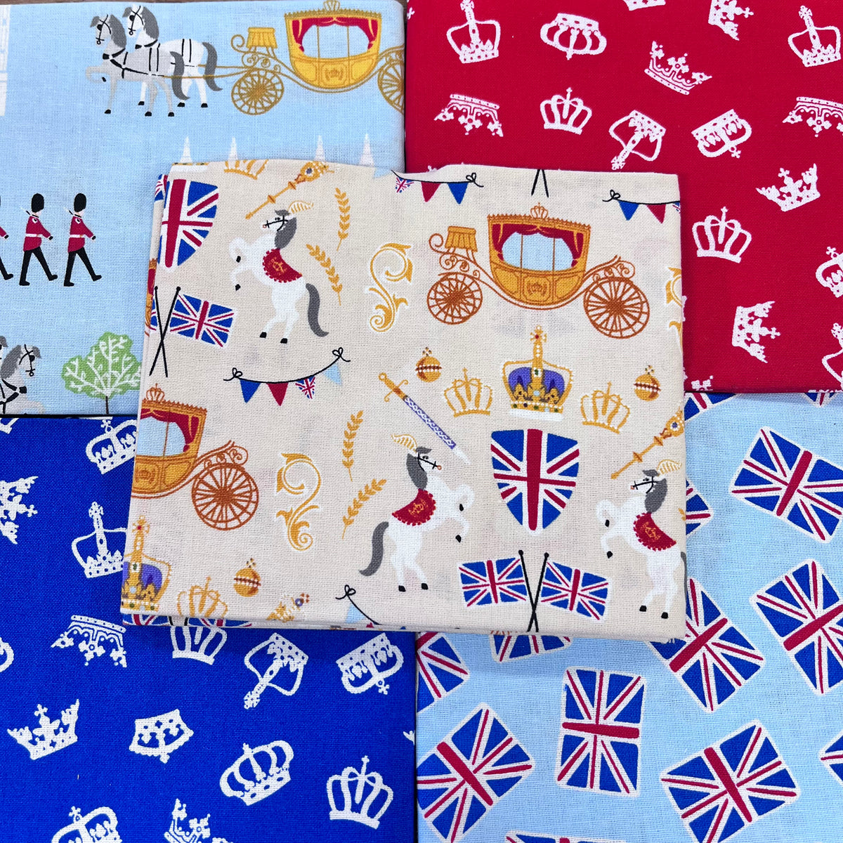 100% Cotton Fat Quarter Pack - A Royal Celebration – Kayes Textiles
