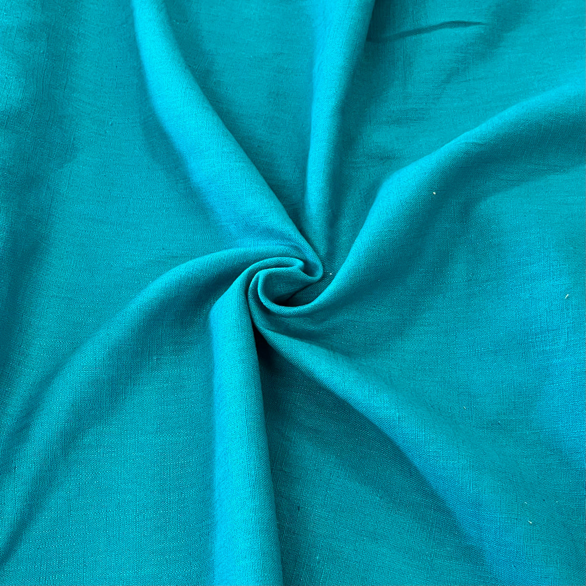 100% Linen - Teal - Sold by Half Metre – Kayes Textiles