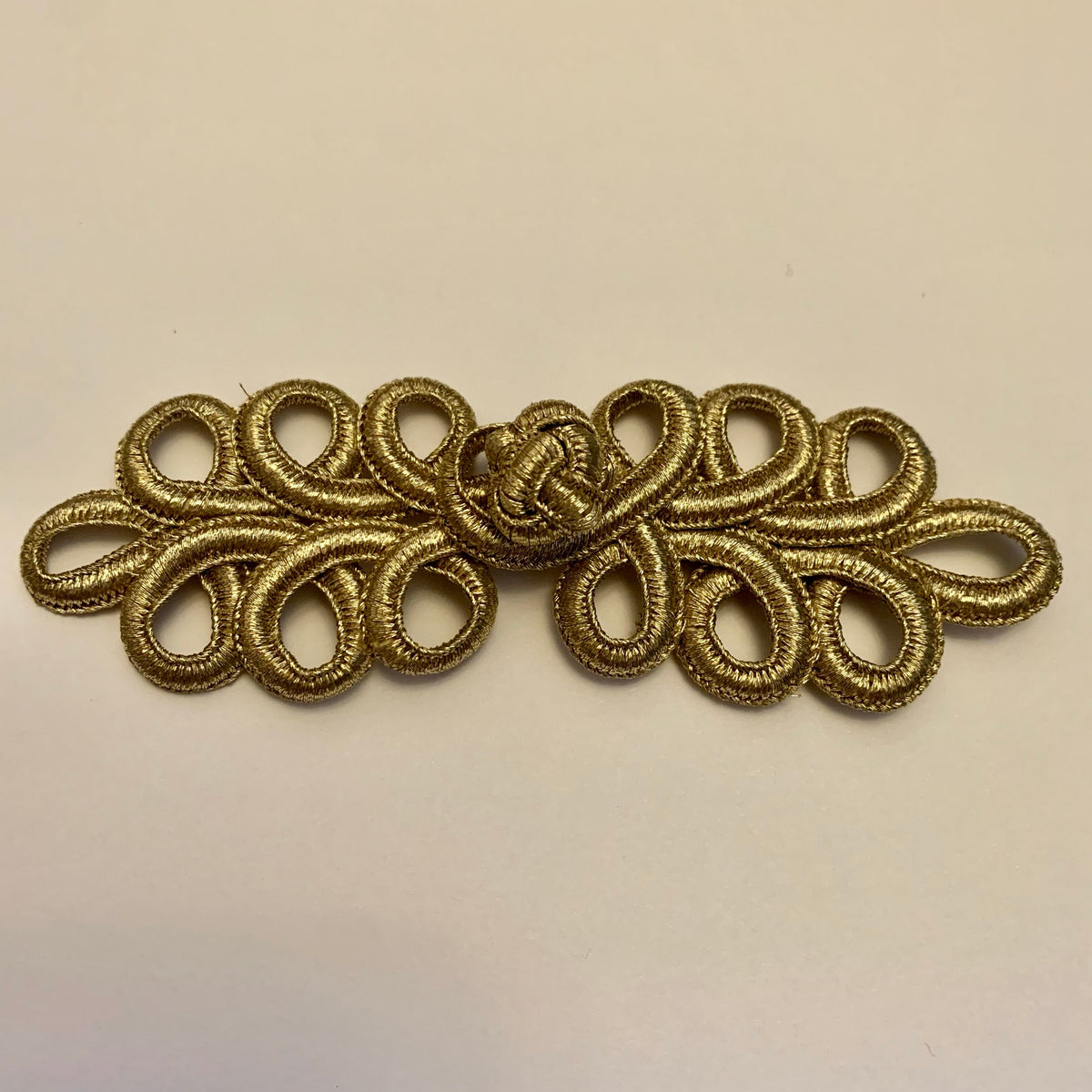 Frog Fastening Clips - 12cm - Gold – Kayes Textiles